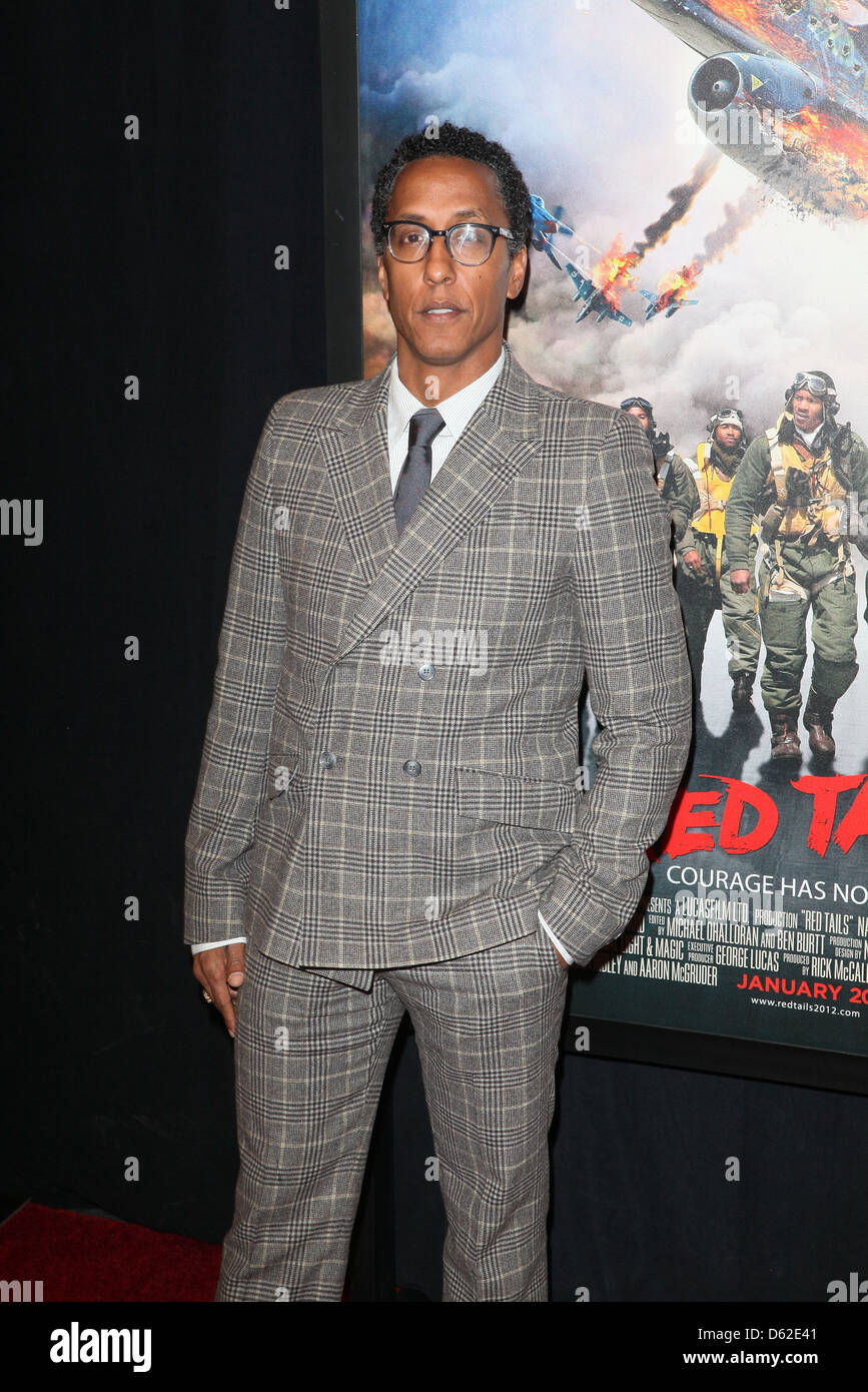 Andre Royo The New York Premiere of 'Red Tails' held at The Ziegfeld ...