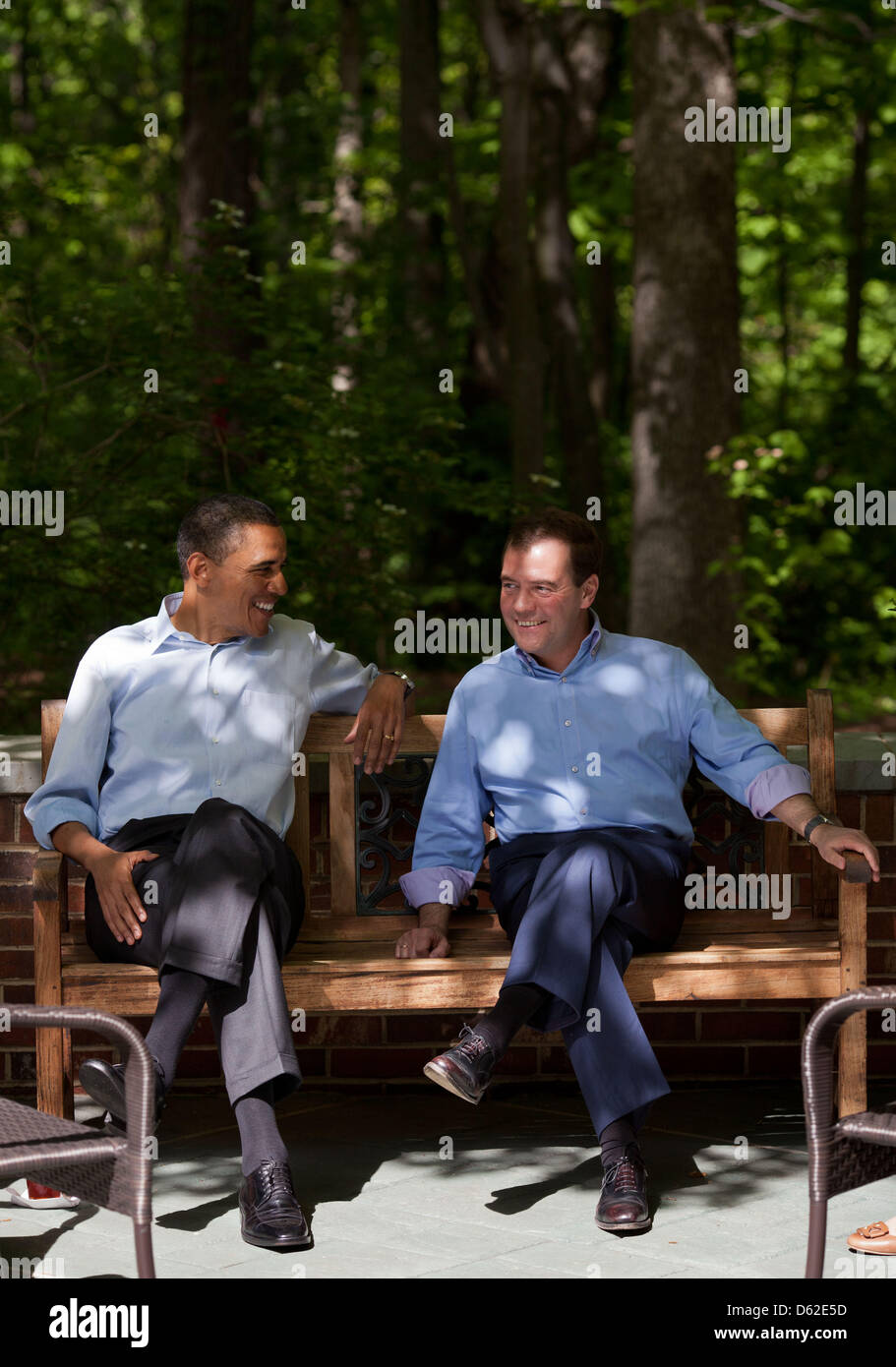 G8 summit camp david hi-res stock photography and images - Alamy