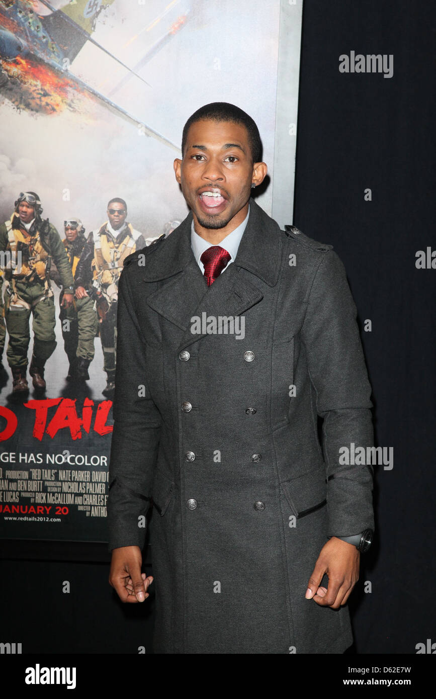 Marcus T Paulk The New York Premiere of 'Red Tails' held at The ...