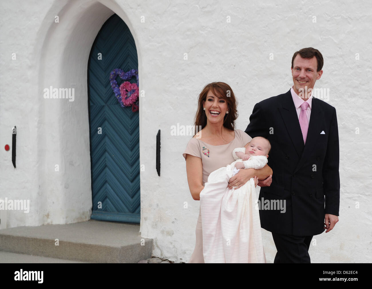Prince Joachim and Princess Marie of Denmark leave after the ...