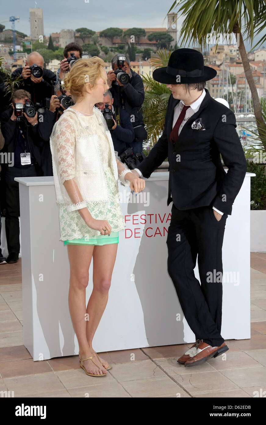 Actors Pete Doherty and Lily Cole pose at the photocall of "Confessions ...