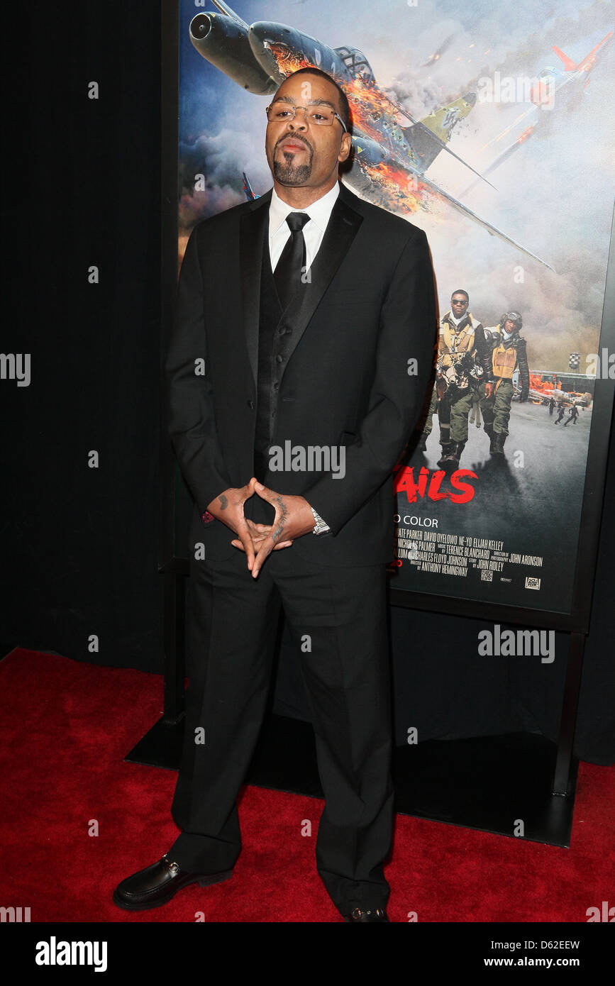 Method Man The New York Premiere of 'Red Tails' held at The Ziegfeld ...