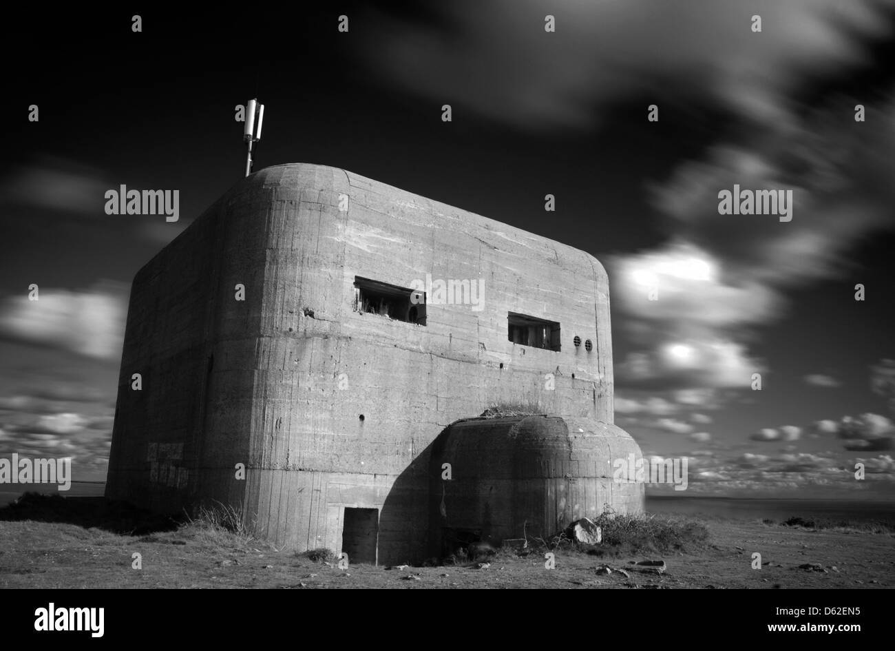 The Odeon German Bunker on Alderney, Channel Islands Stock Photo - Alamy