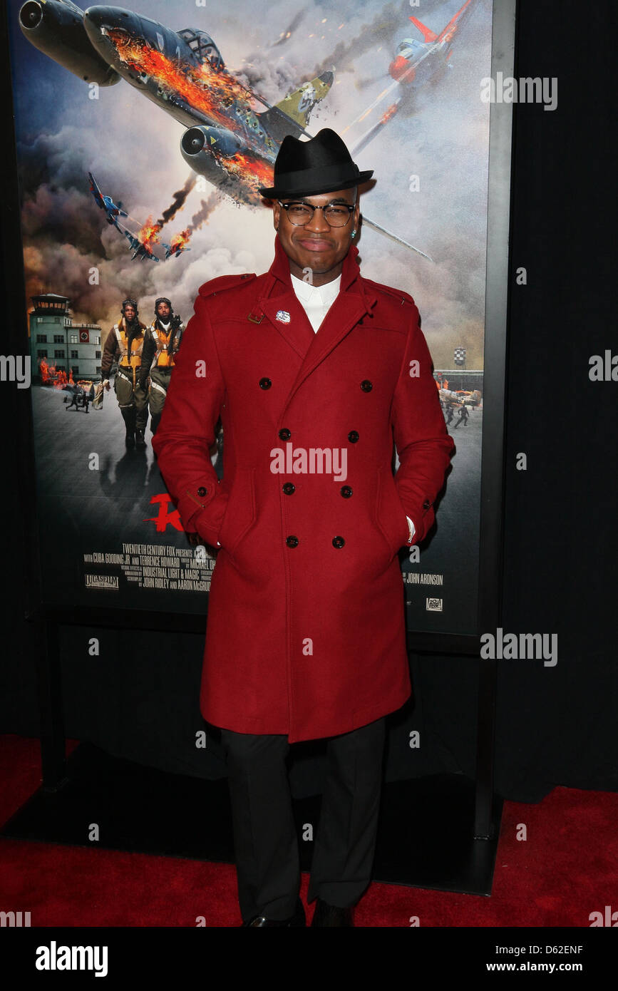 Ne-Yo The New York Premiere of 'Red Tails' held at The Ziegfeld Theatre ...