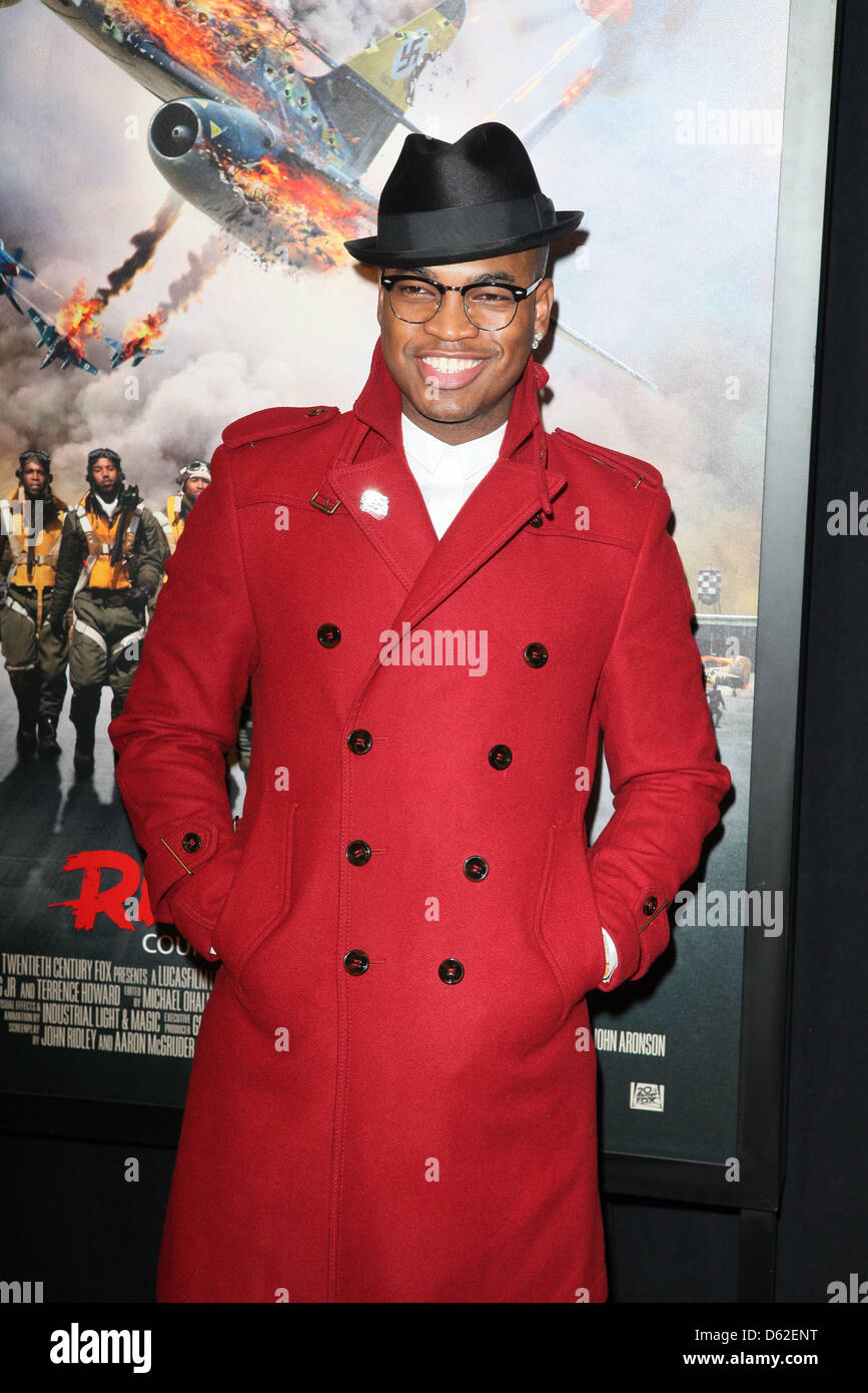 Ne-Yo The New York Premiere of 'Red Tails' held at The Ziegfeld Theatre ...