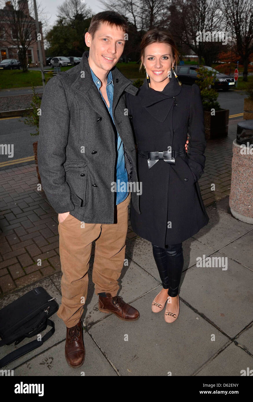 Prodijig dancers Alan Kenefick & Ciara McGillan at RTE studios to ...