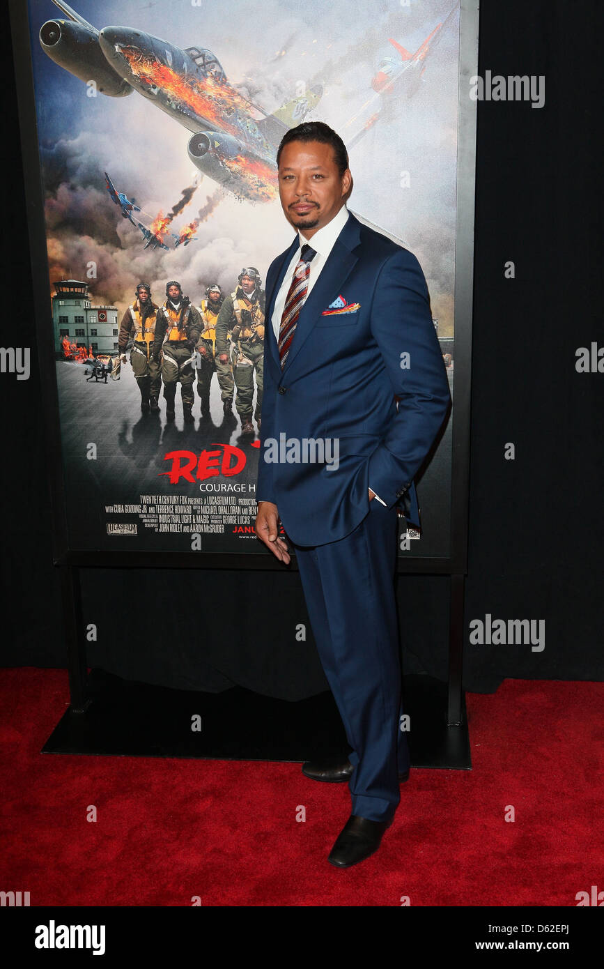 Terrence Howard The New York Premiere of 'Red Tails' held at The ...