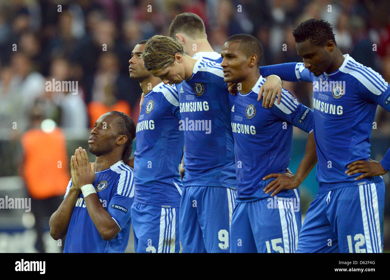 Chelsea champions league final team hi-res stock photography and images ...