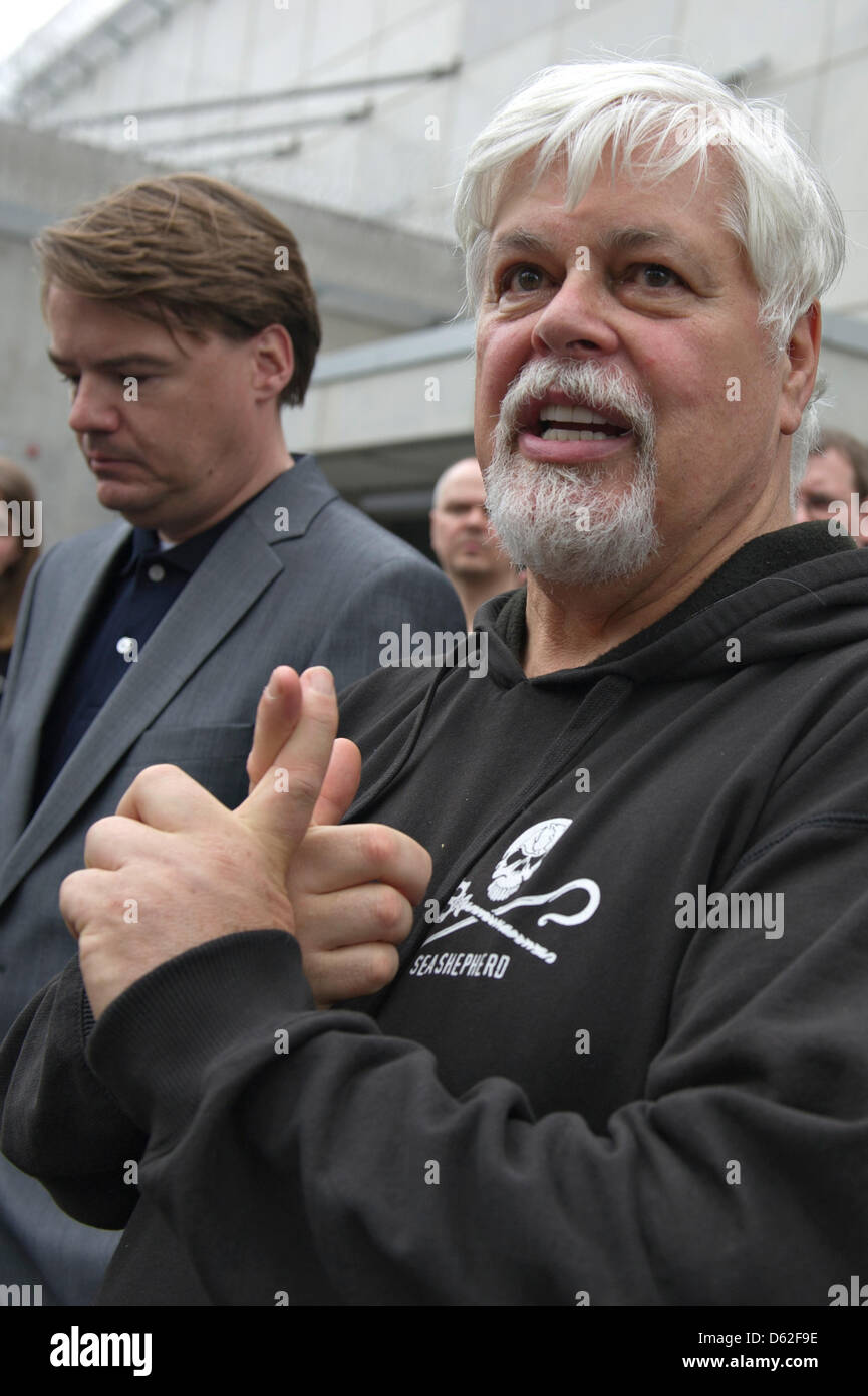 Canadian-American animal rights activist Paul Watson, founder of Sea ...