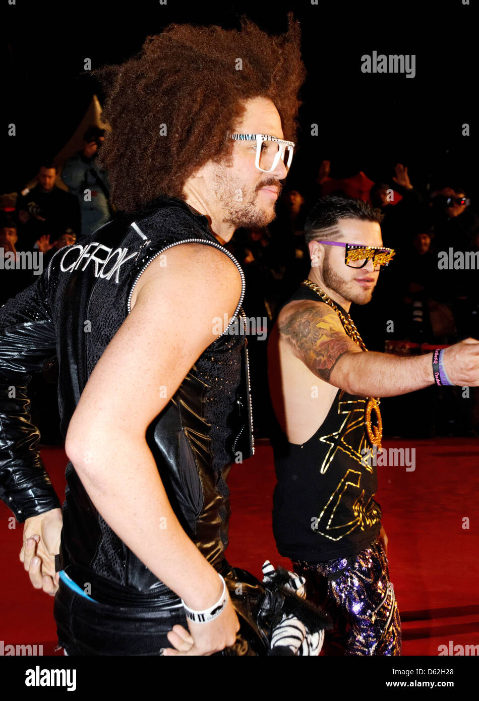 Redfoo And Sky Blu Of Lmfao High Resolution Stock Photography and ...