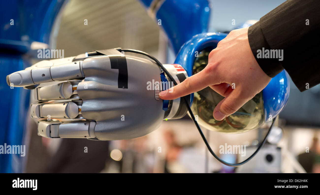 The hand of Robot Justin developed by the German Aerospace Center (DLR ...