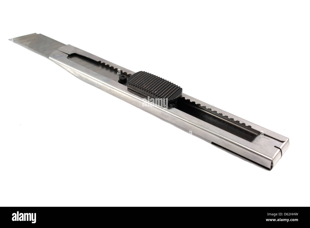 Steel cutter and sharp blade on isolated background Stock Photo - Alamy