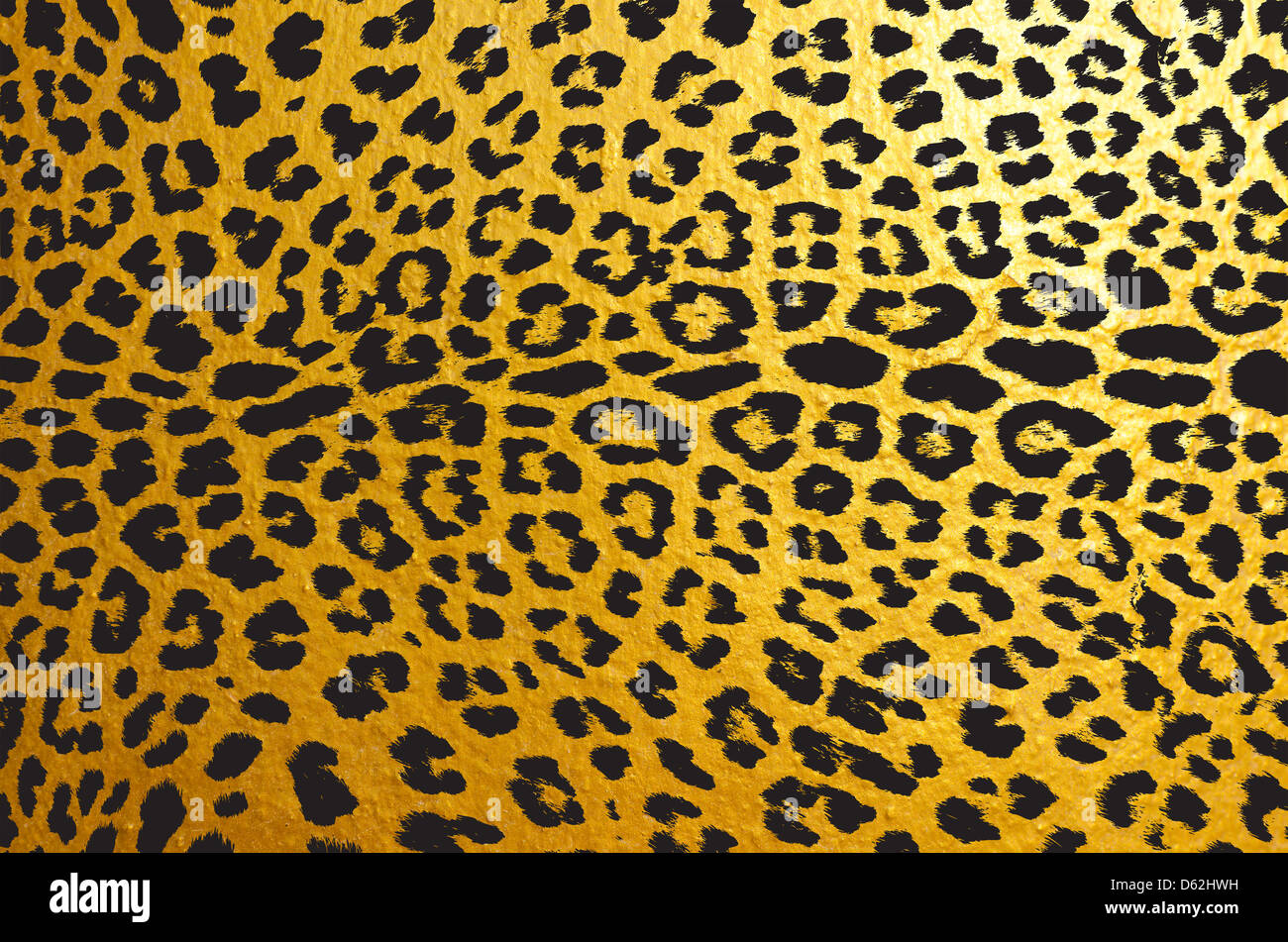 Gold leopard graphic for background Stock Photo - Alamy