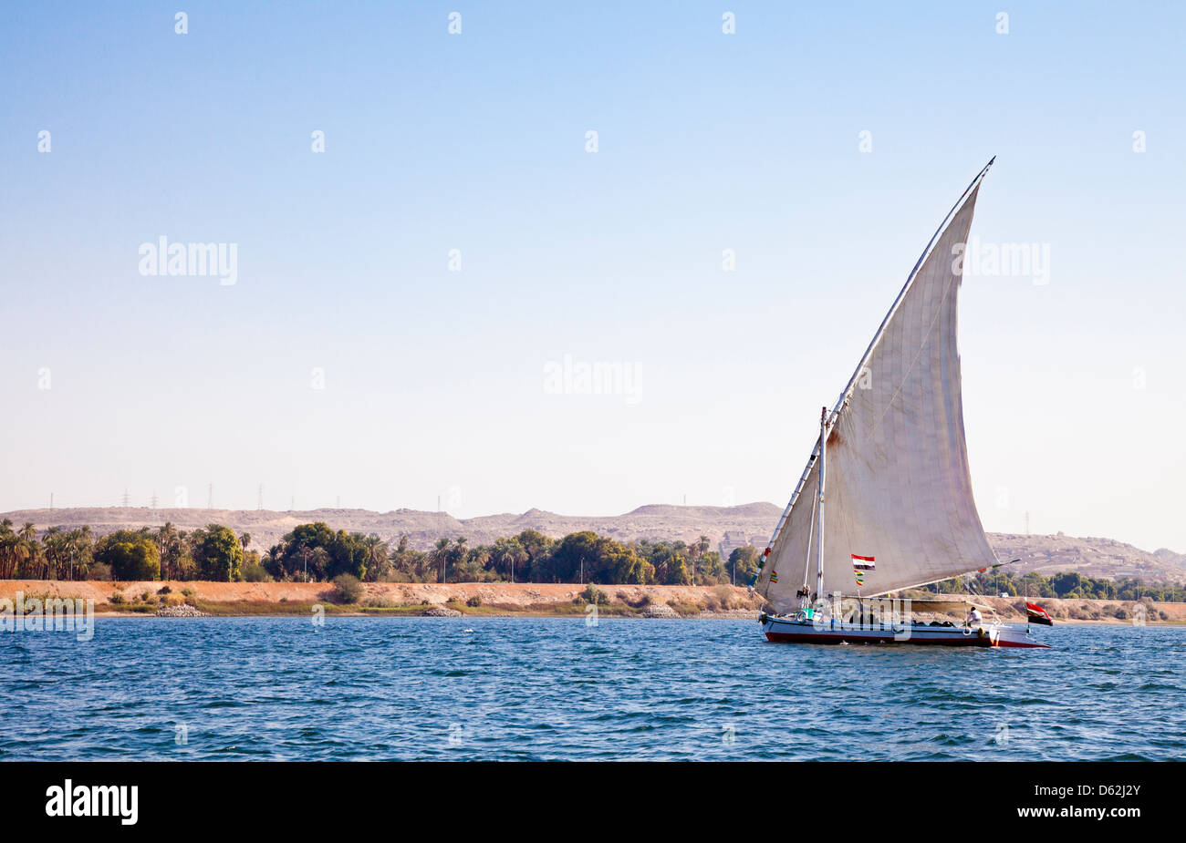 Felucca boat nile river luxor hi-res stock photography and images - Alamy