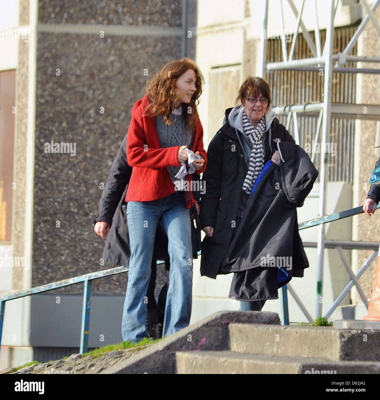 Saoirse Ronan on the set of the vampire movie 'Byzantium' in the ...