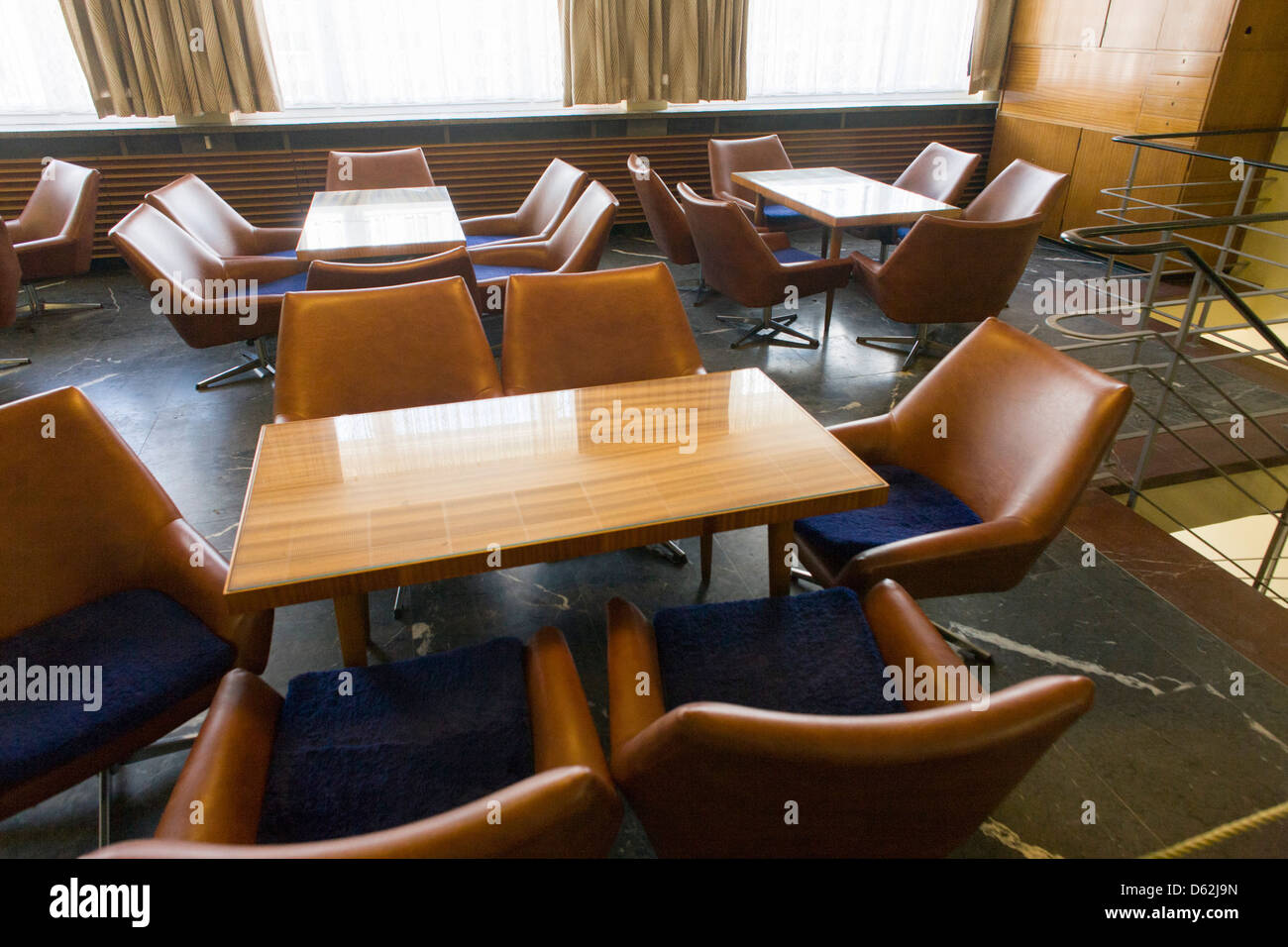 The cafeteria and informal meeting place for secret police generals, an ...