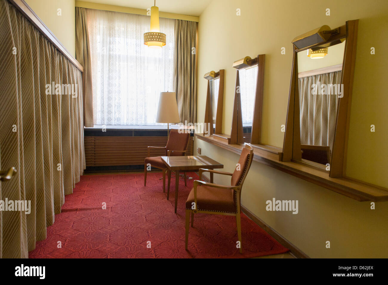 Socialist decor near the conference room where the heads of the GDR ...