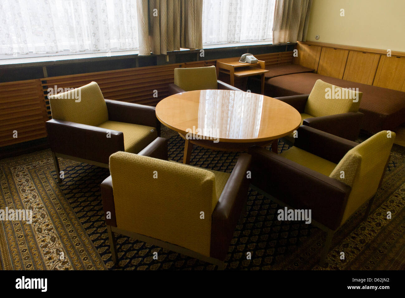 The private quarters of GDR secret police Minister Erich Mielke, an ...