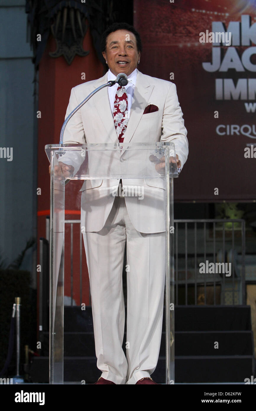 Smokey Robinson Michael Jackson's family and children immortalized ...