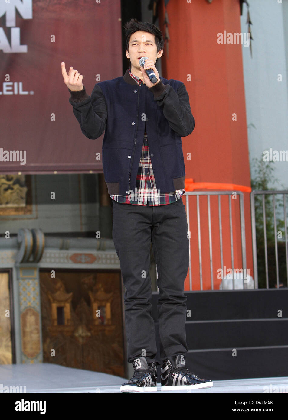 Harry Shum Jr. Michael Jackson's family and children immortalized their ...