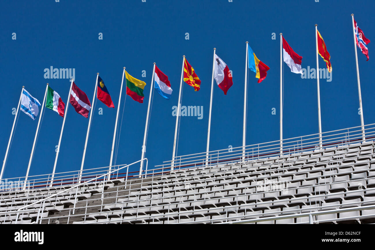 Flags different countries world waving hi-res stock photography and ...