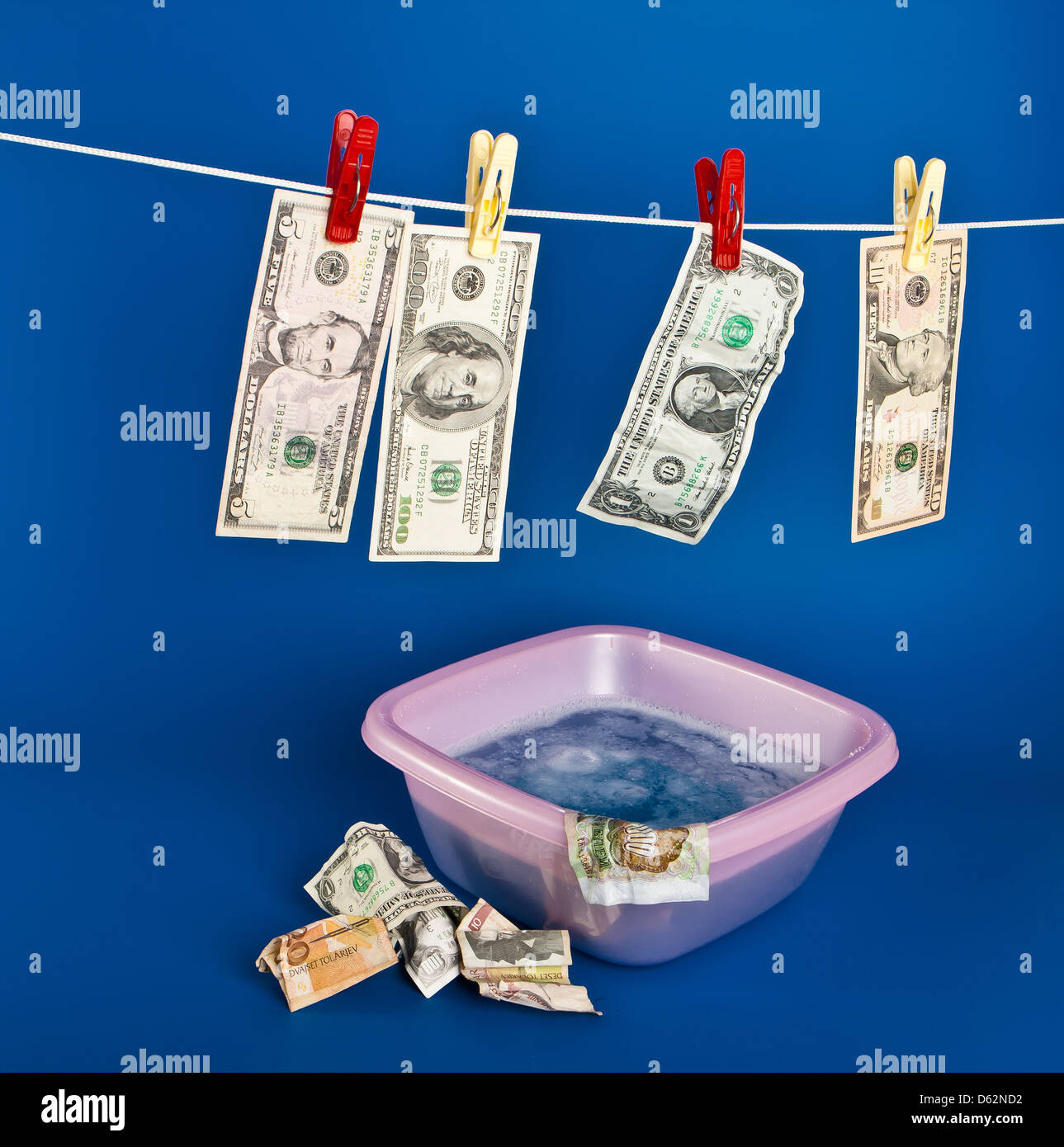 Drying money hi-res stock photography and images - Alamy