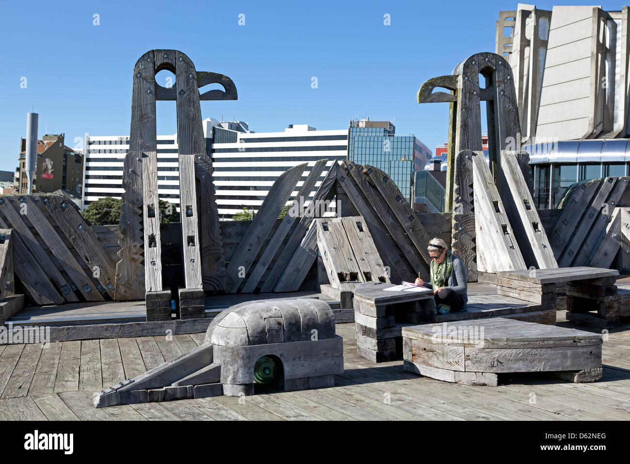 The Harbourfront Wellington, New Zealand Stock Photo - Alamy