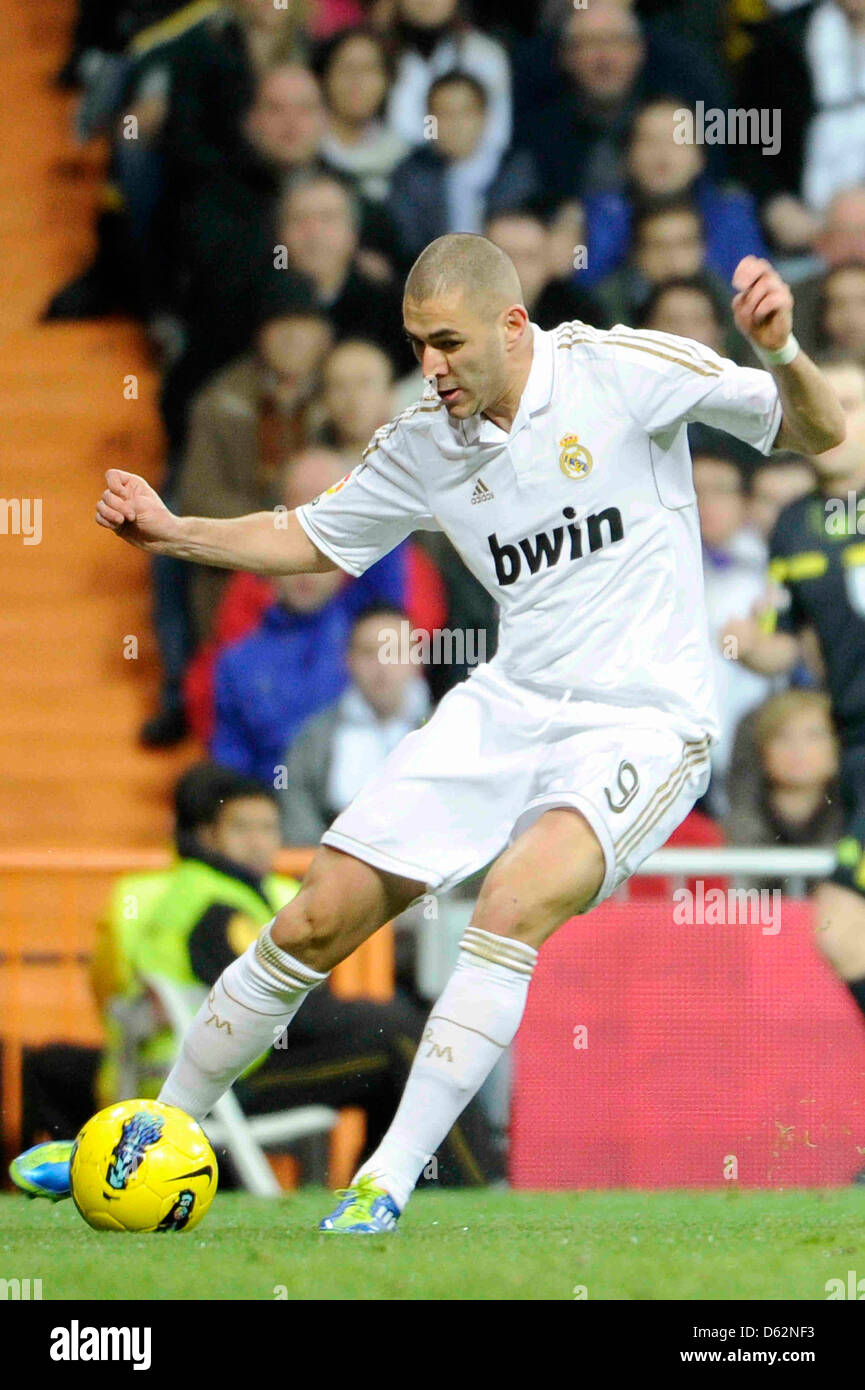 Real Madrid Vs. Granada football match held at Santiago Bernabeu. Real ...