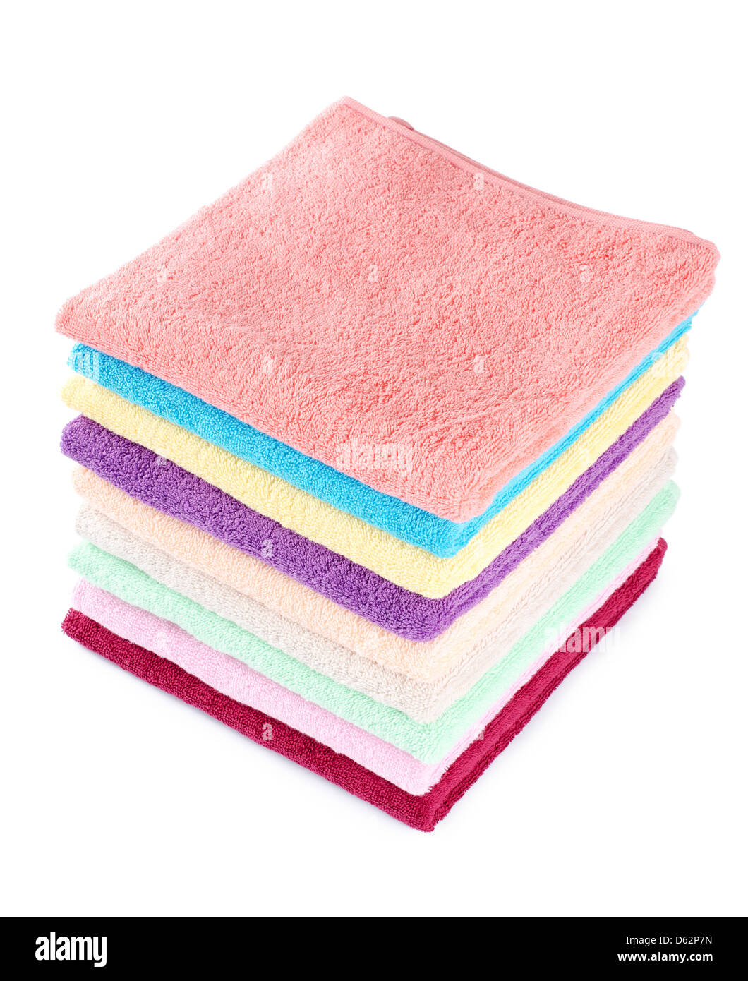 The combined color towels Stock Photo - Alamy