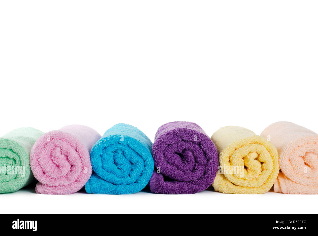 The combined color towels Stock Photo - Alamy