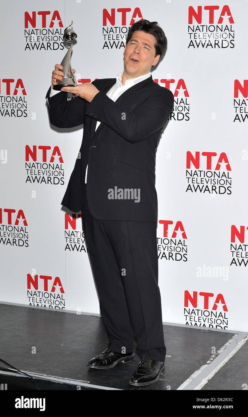 Michael McIntyre National Television Awards held at the O2 Arena ...