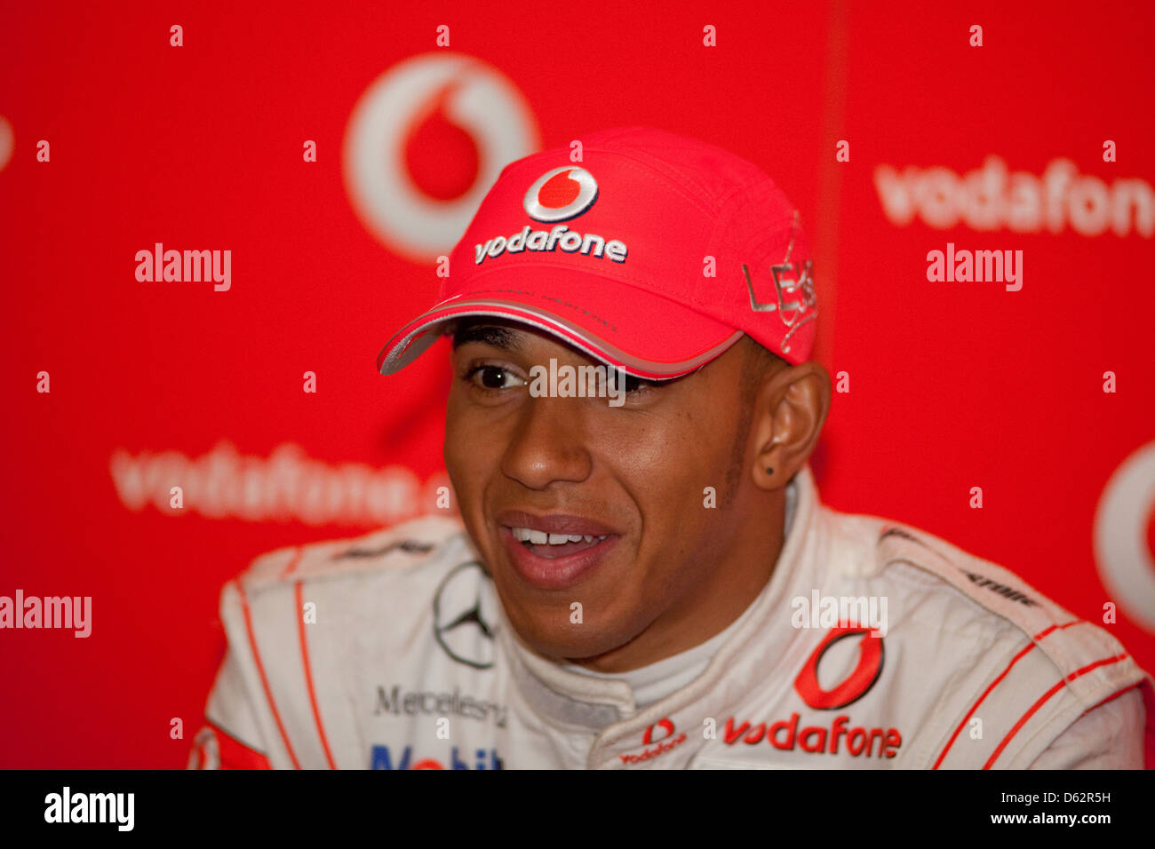 Lewis Hamilton at the Vodafone track day Daytona, Milton Keynes ...