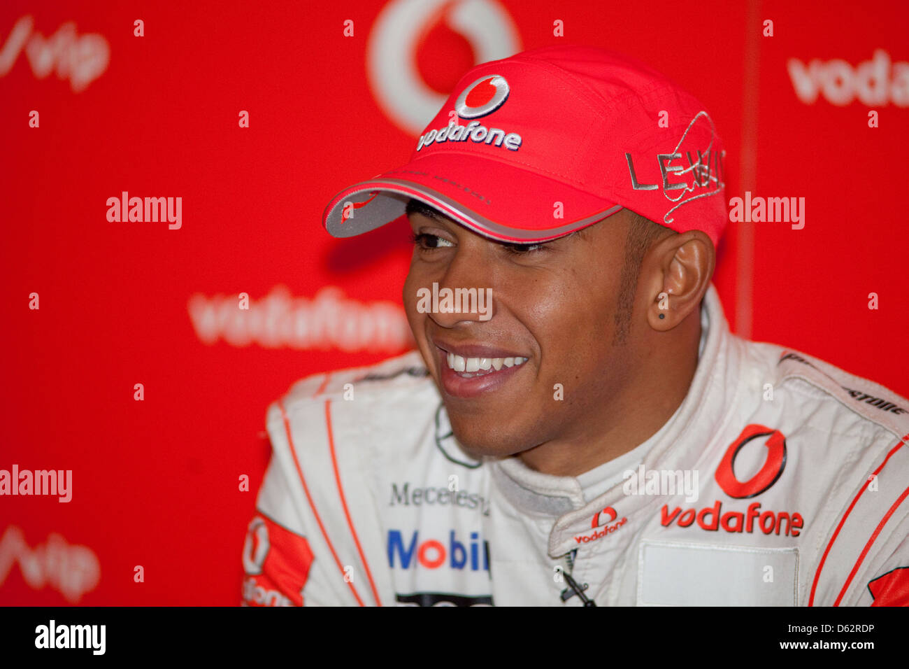Lewis Hamilton at the Vodafone track day Daytona, Milton Keynes ...