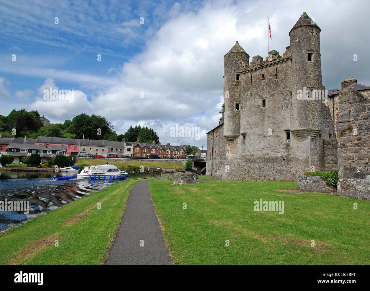 Enniskillen Castle, Water Gate, Enniskillen, River Erne, Lough Erne ...