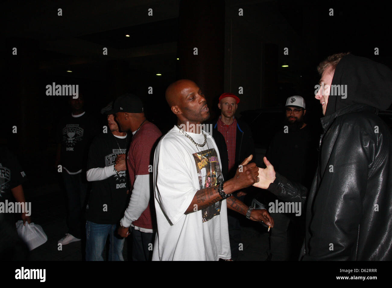 Rapper DMX performing at an event sponsored by DGK Skateboards at Cafe ...