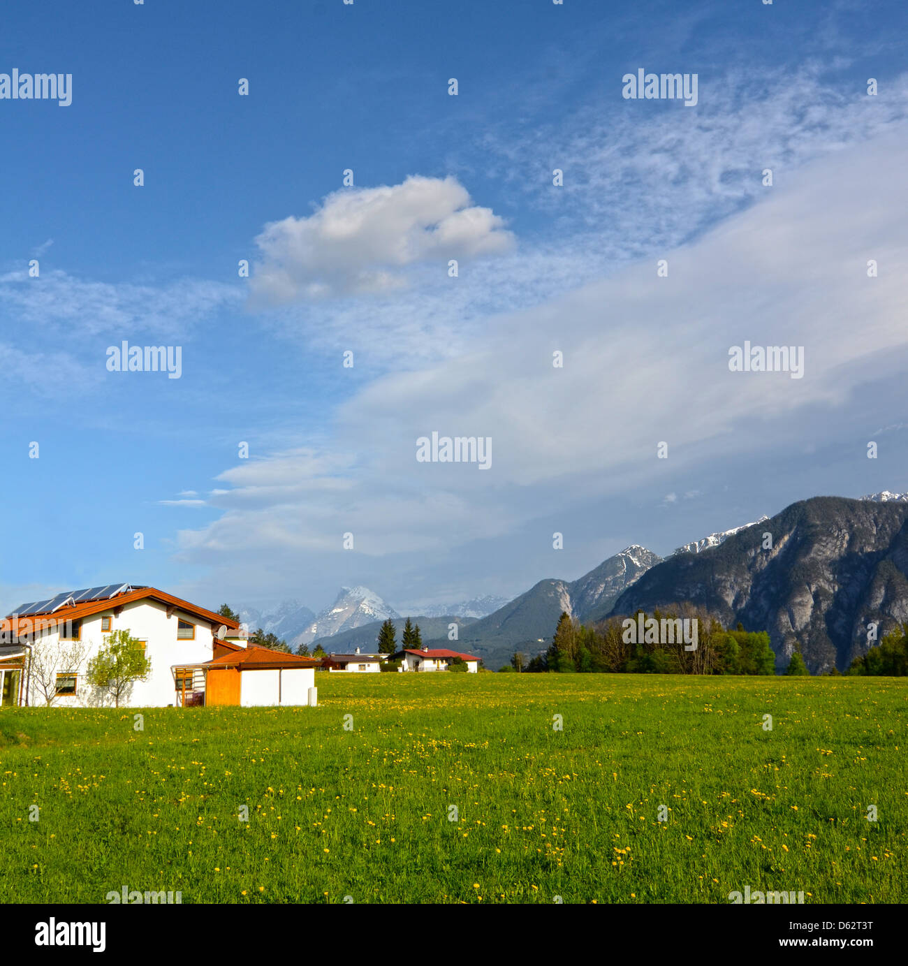 Alpine landscape in Austria: mountains Stock Photo - Alamy