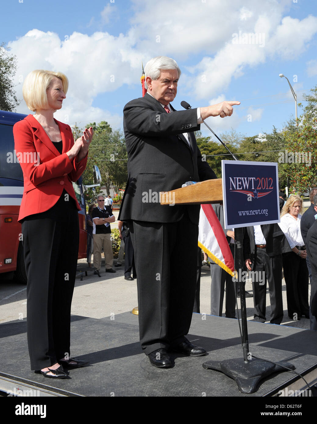 Callista Bisek, Newt Gingrich Republican presidential candidate Newt ...