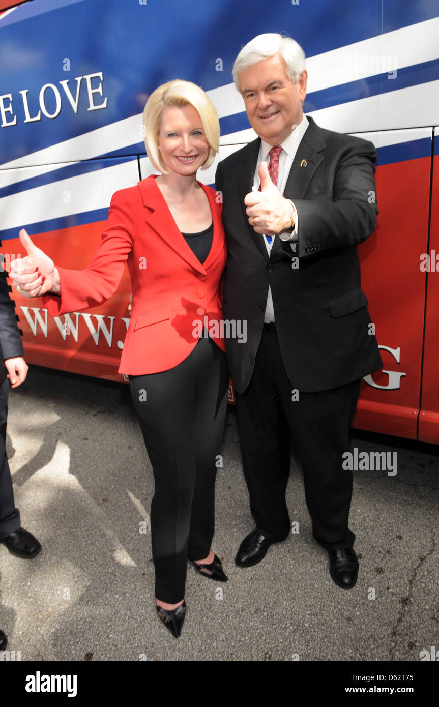 Callista Bisek, Newt Gingrich Republican presidential candidate Newt ...