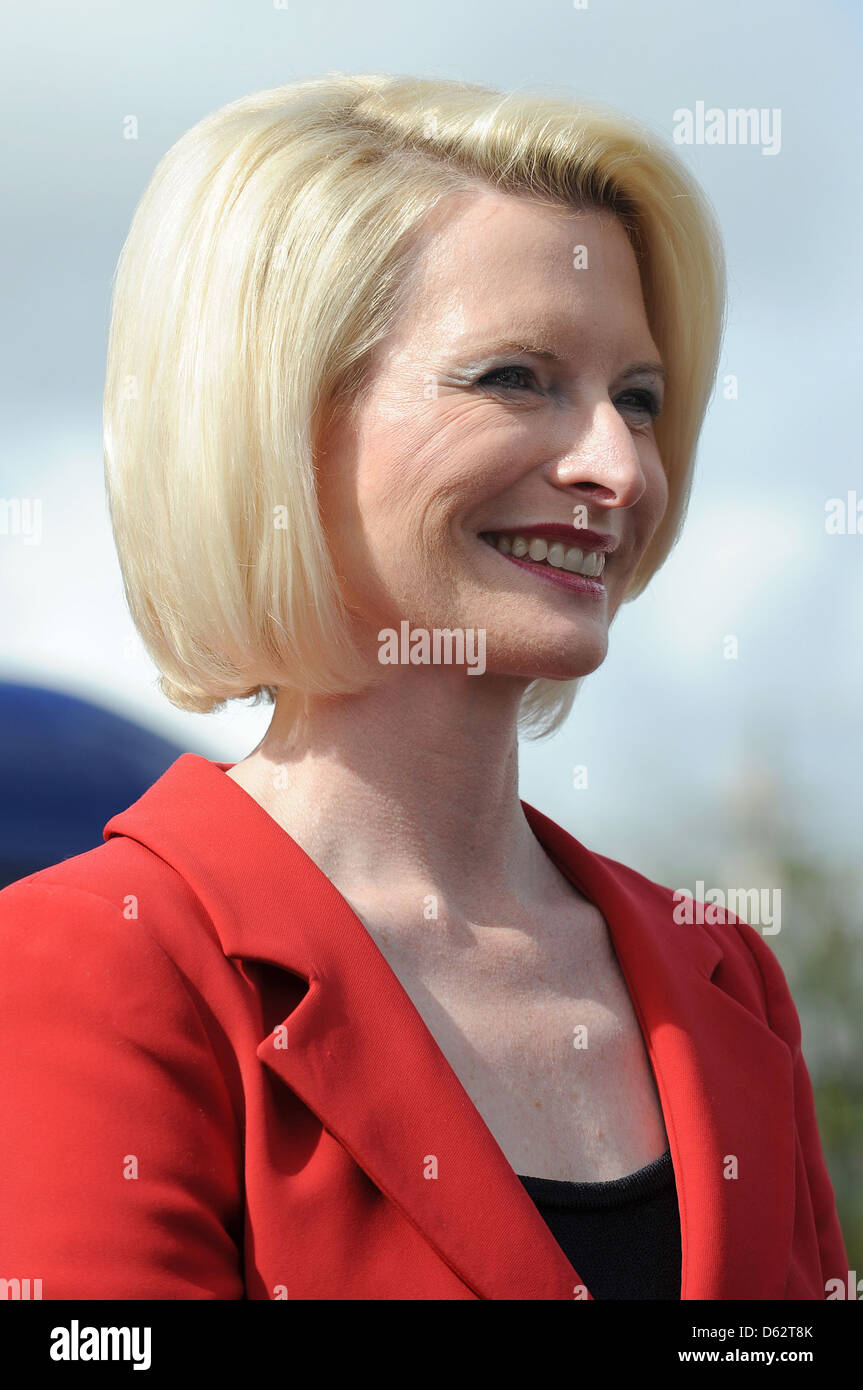 Callista Bisek Republican presidential candidate Newt Gingrich appears ...