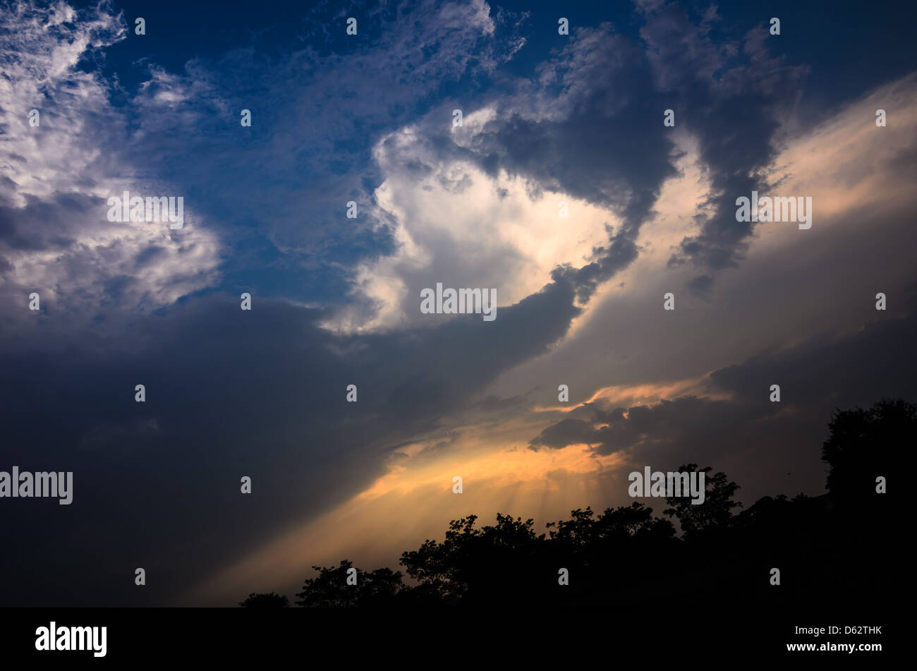 Cloud light and blue sky in the nature concept Stock Photo - Alamy