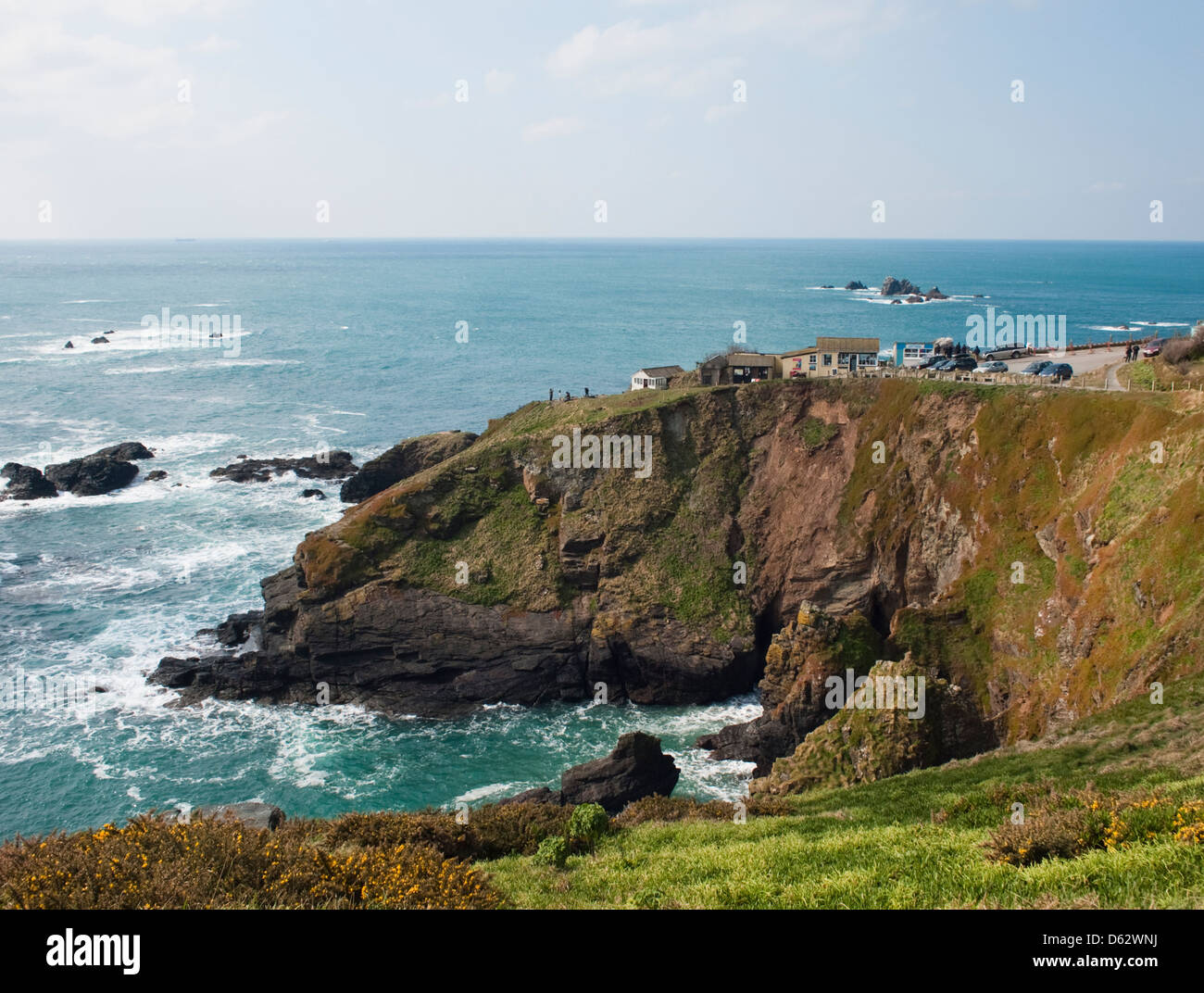 Most Southerly Point on the Lizard Peninsula Cornwall England UK Stock ...
