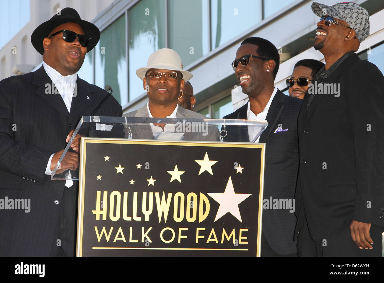 Jimmy Jam, Terry Lewis, Shawn Stockman, Nathan Morris, and Michael ...