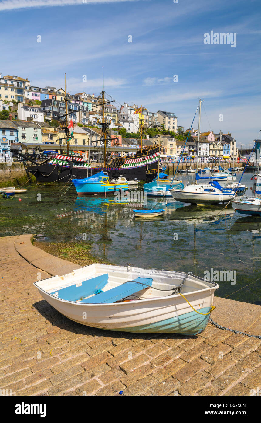 The fishing town of Brixham, Devon, England Stock Photo - Alamy