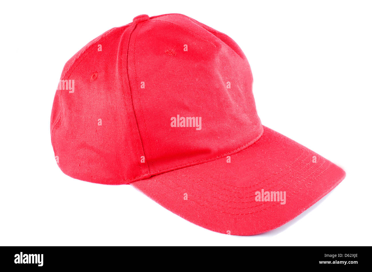 Red sport hat isolated Stock Photo - Alamy