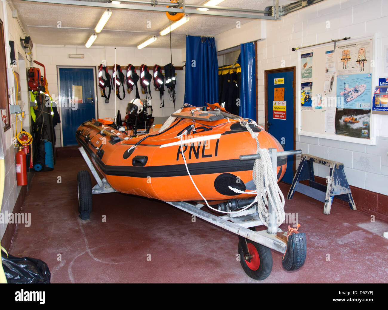 RNLI Inshore Lifeboat Fowey in Cornwall England UK Stock Photo - Alamy