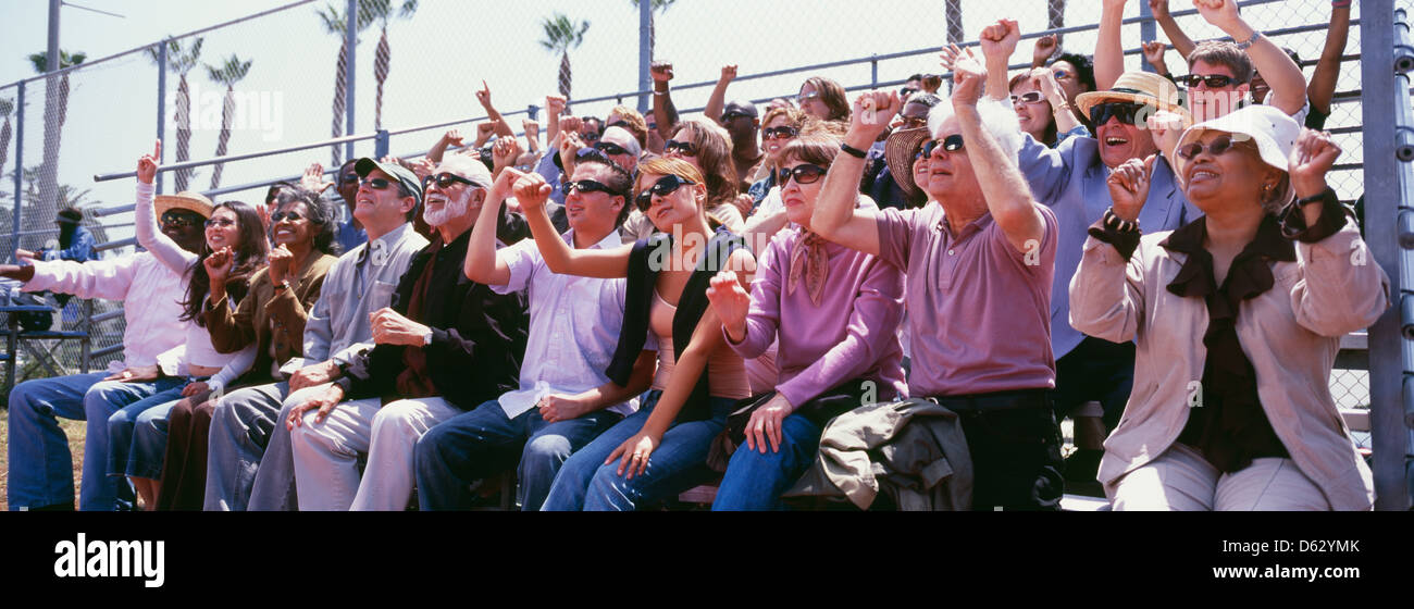 Stadium crowd cheering hi-res stock photography and images - Alamy