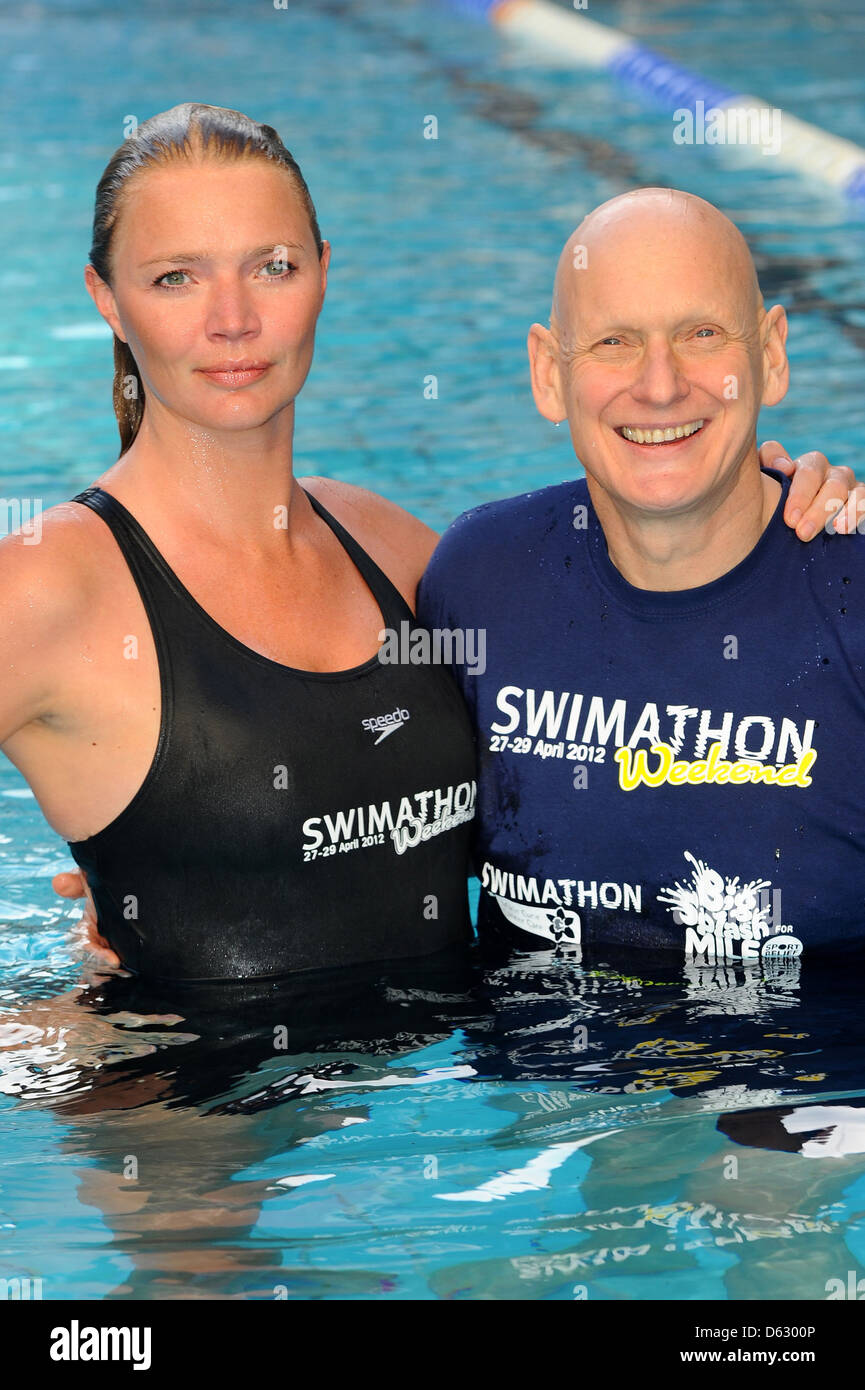 Jodie Kidd and Duncan Goodhew MBE officially launch Swimathon 2012, an ...