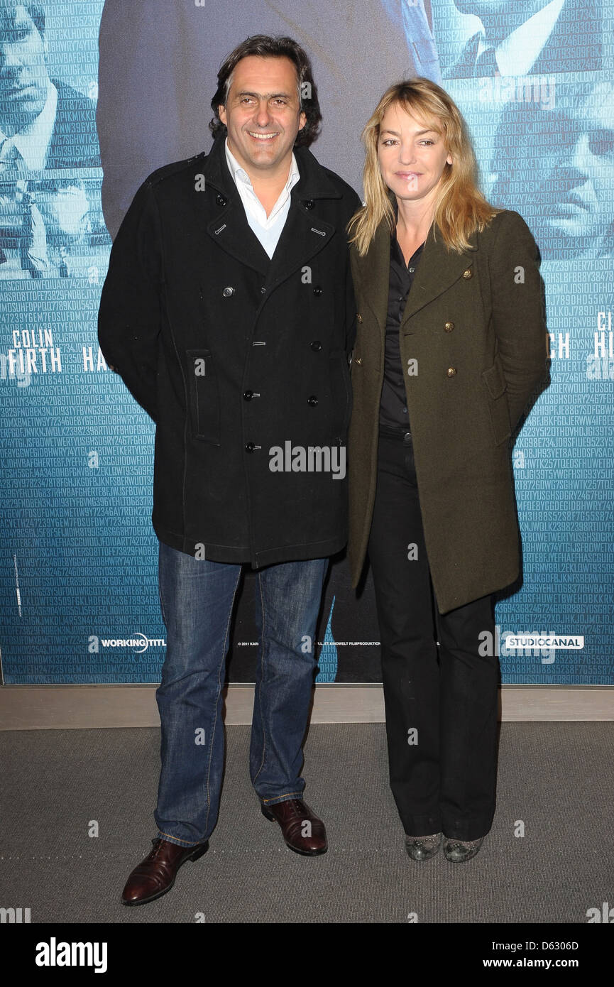 Emmanuel Chain and his wife 'Tinker Tailor Soldier Spy' preview at the ...