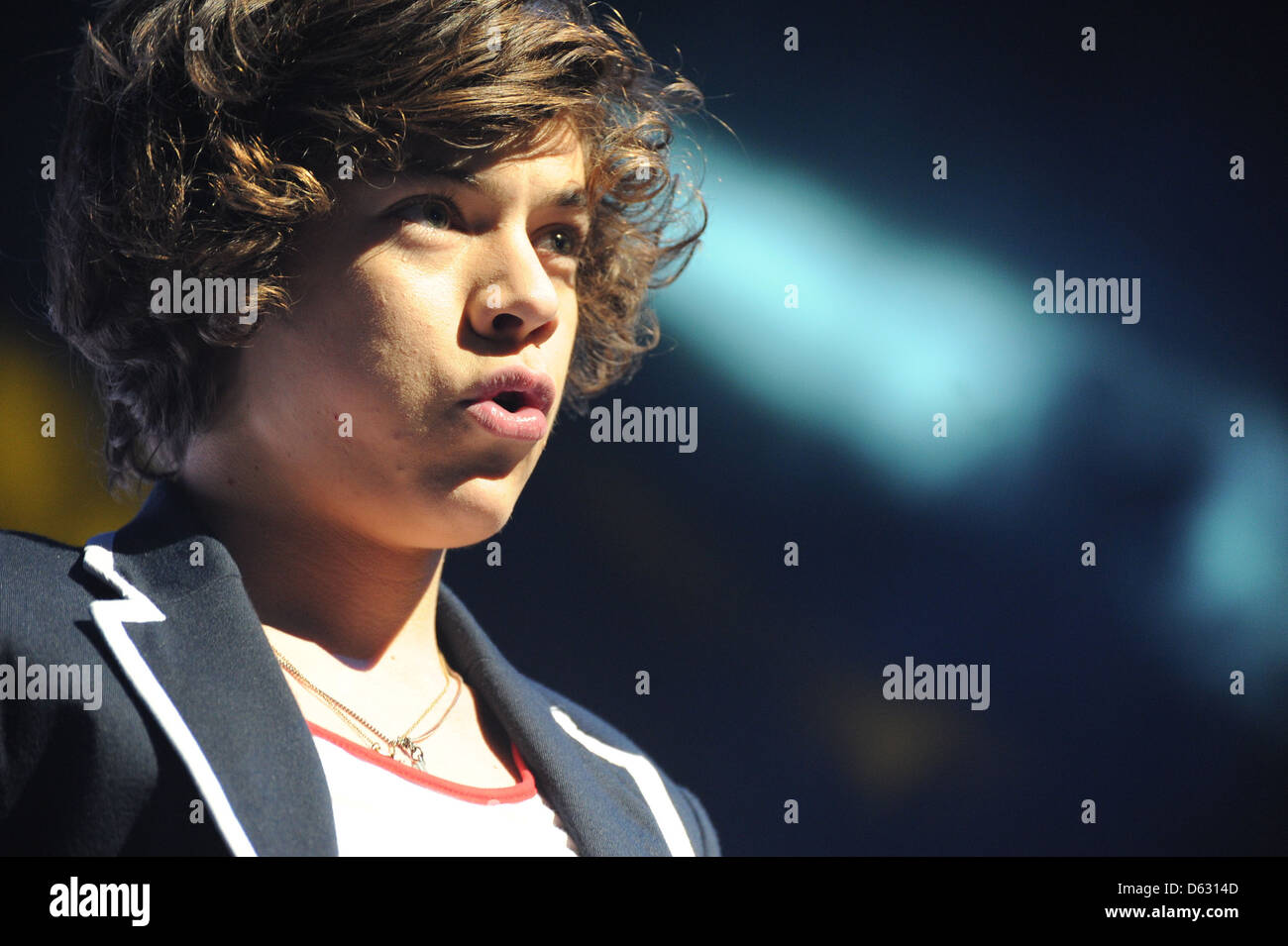 Harry Styles The Group One Direction performs live at the National ...