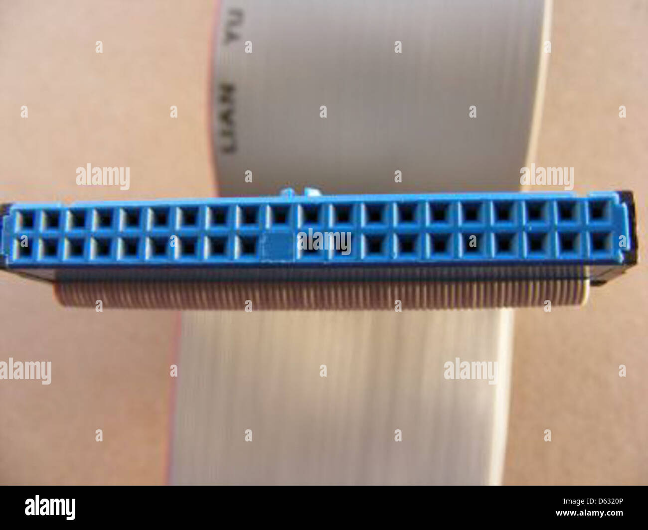 A set of blue IDE ATA-133 cables, commonly used for connecting hard ...